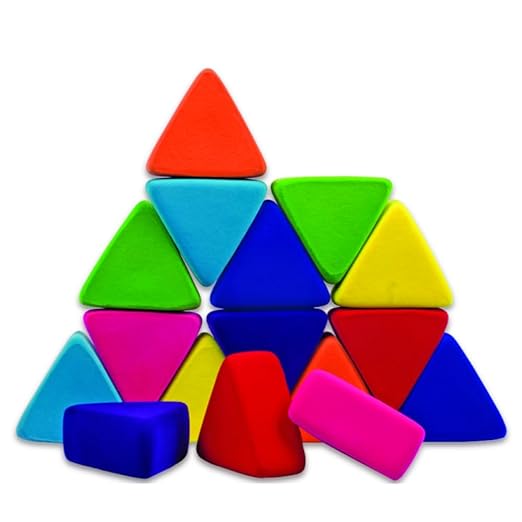 Just Triangles Foam Blocks Develop Fine Motor Skills