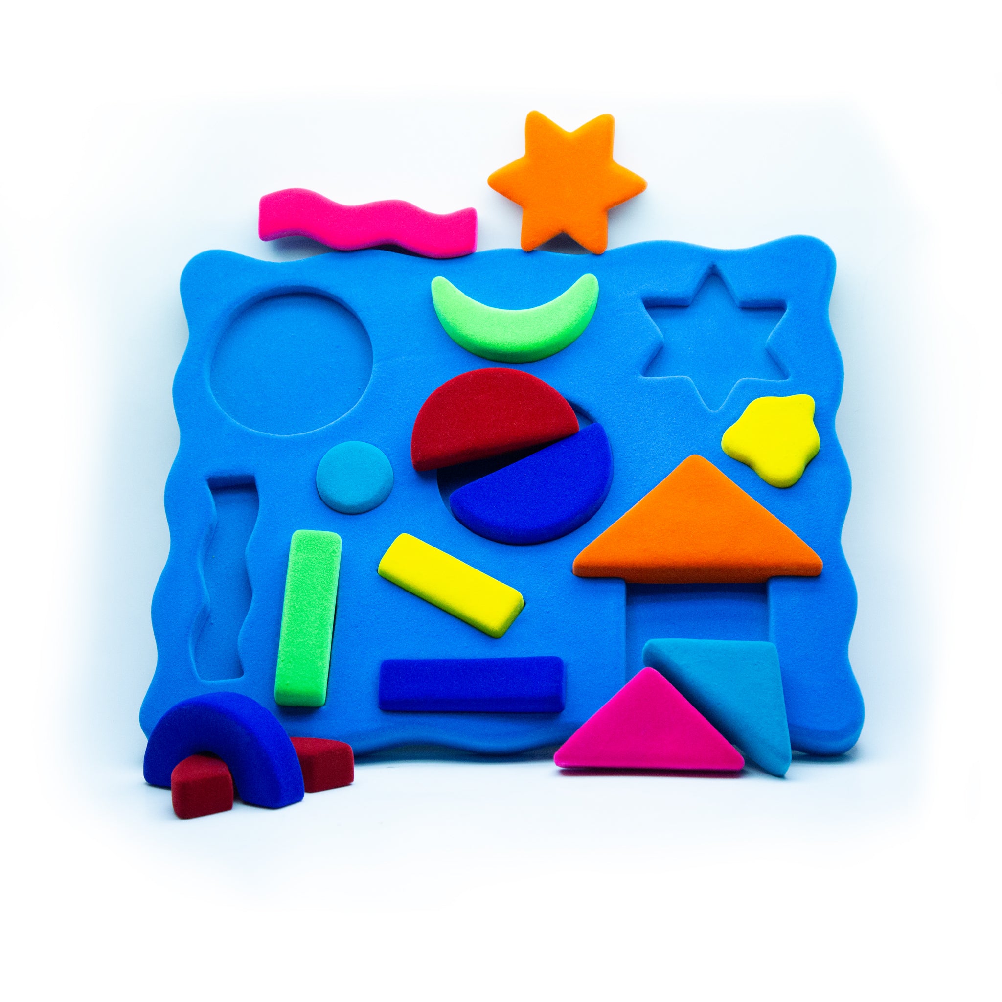 Geometric Shape Sorter - Soft Base & Animal Shapes