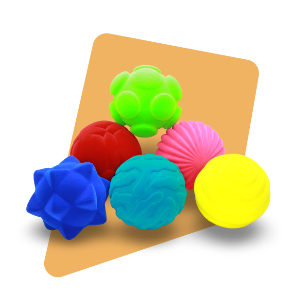 Whacky 4" Ball Assortment (set of 6)