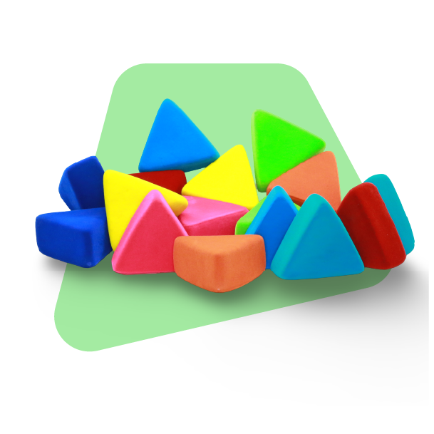 Just Triangles Foam Blocks Develop Fine Motor Skills