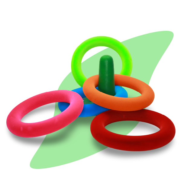 Squishy Toy Rings - Enhance Fine Motor Skills & Coordination