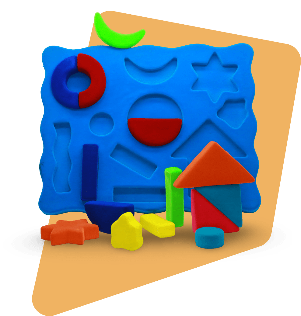 Geometric Shape Sorter - Soft Base & Animal Shapes